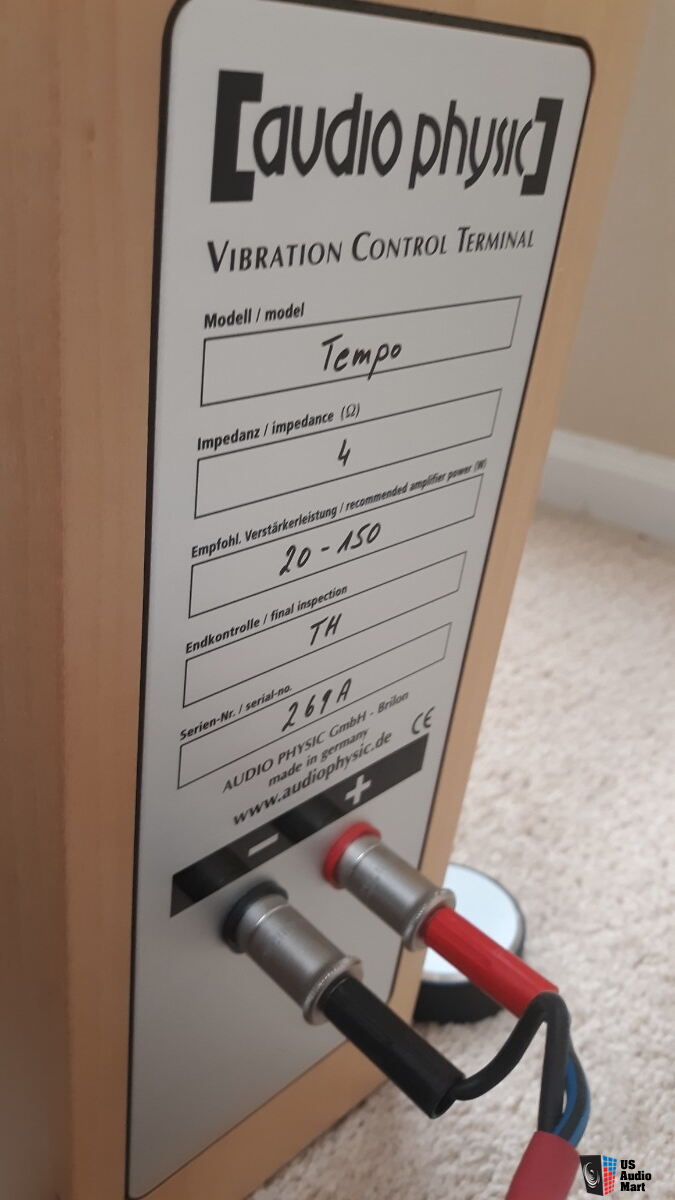 Audio Physics Tempo Speakers Photo #2511521 - US Audio Mart