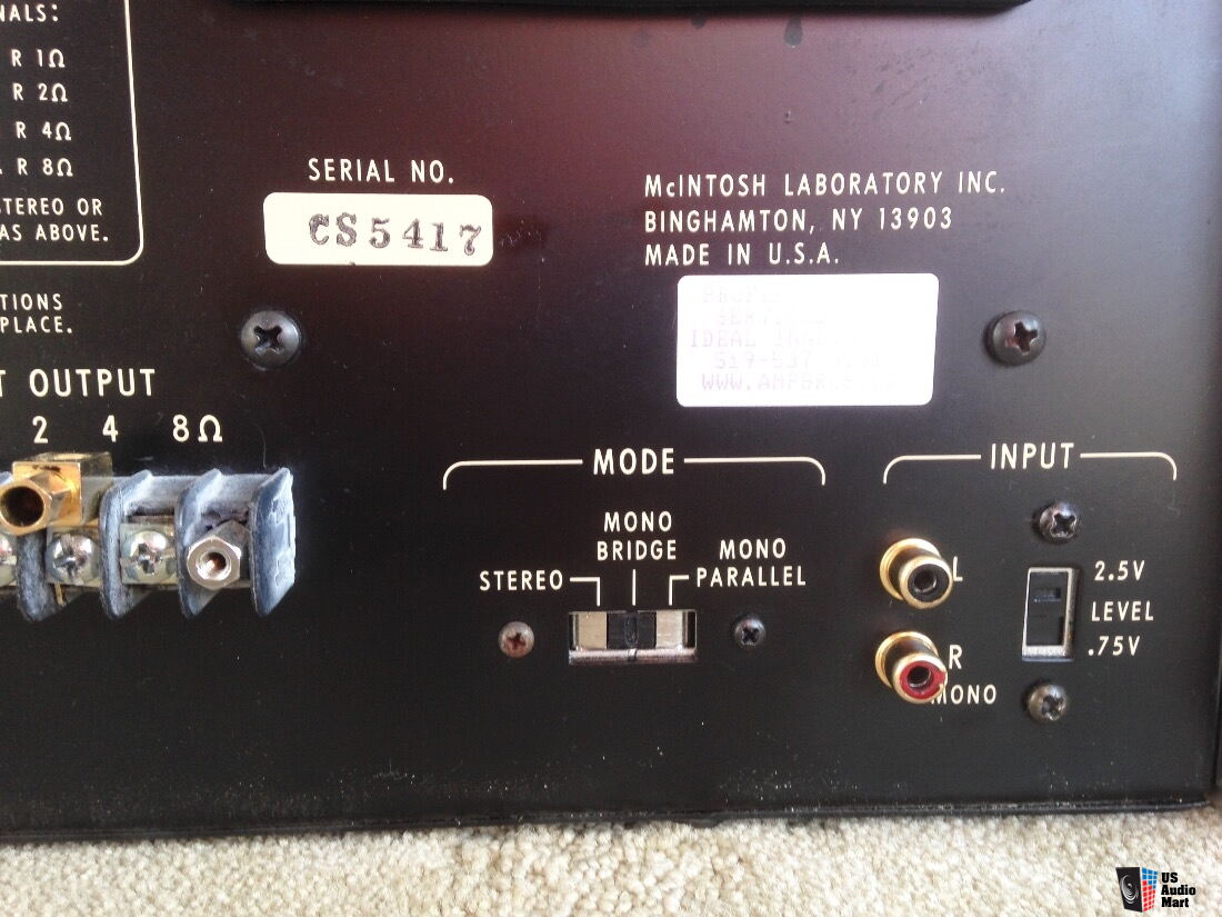 McIntosh MC2500 Power Amplifier Photo #2520583 - US Audio Mart