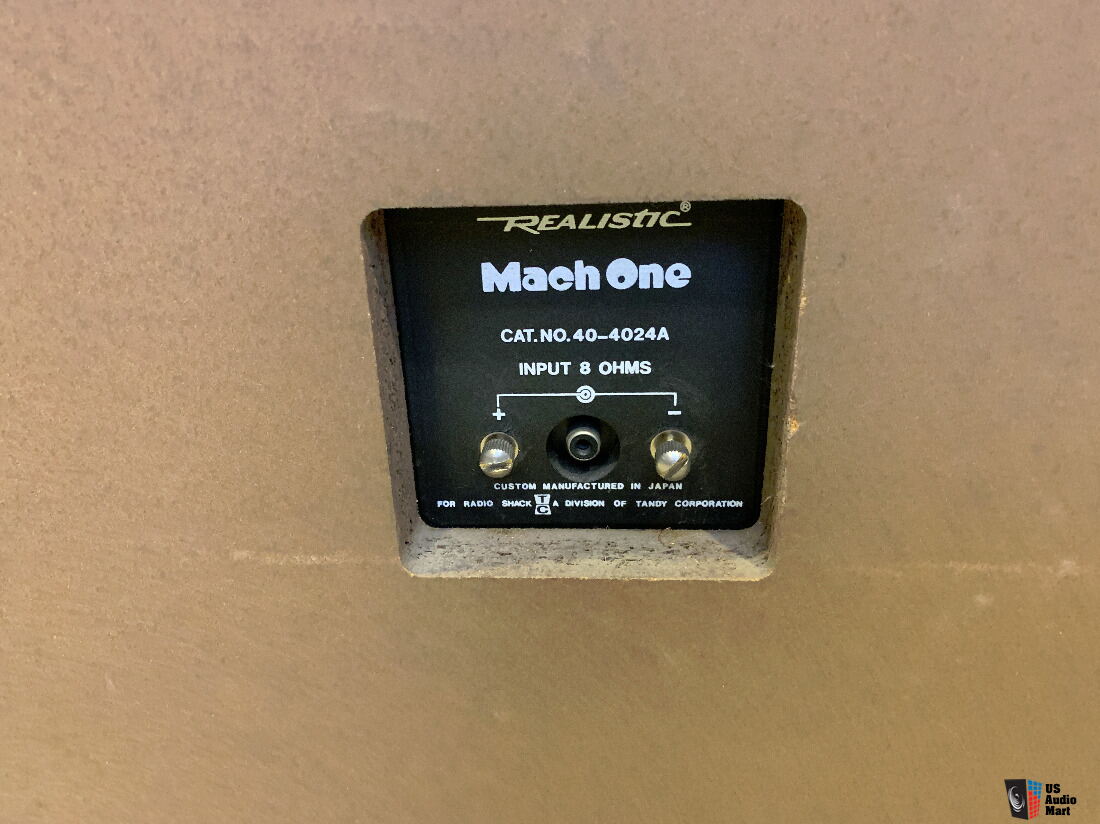 Realistic Mach One Speakers Photo #2524654 - US Audio Mart