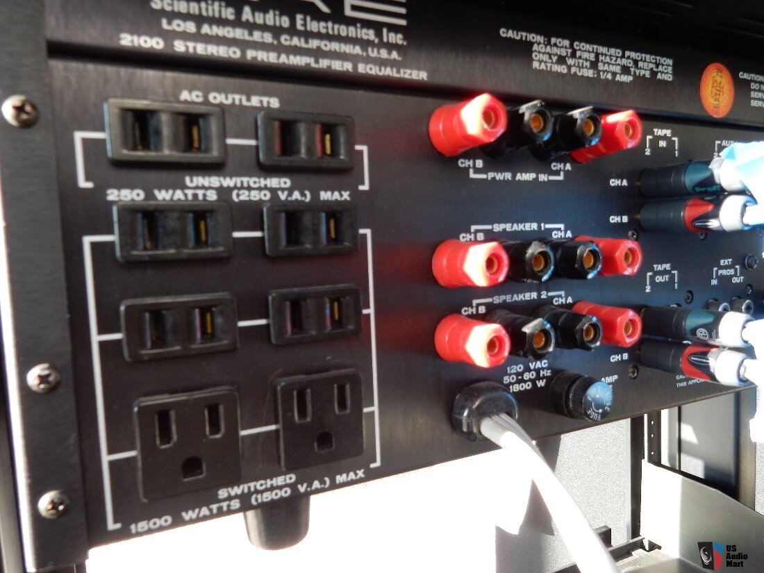 Rare Refurbished Solid-State SAE 2100 Pre-Amp/Equalizer-No LED's, Phono ...
