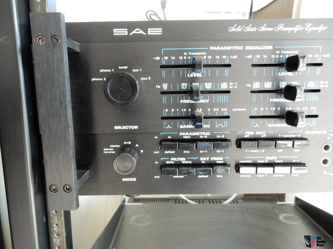 Rare Refurbished Solid-State SAE 2100 Pre-Amp/Equalizer-No LED's, Phono ...