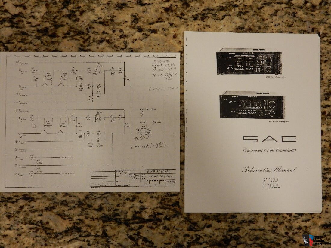 Rare Refurbished Solid-State SAE 2100 Pre-Amp/Equalizer-No LED's, Phono ...