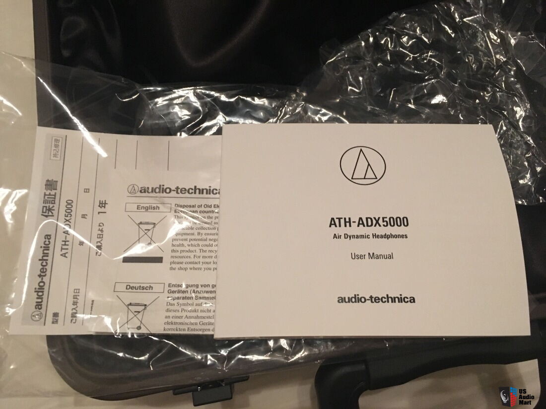 audio-technica ATH-ADX5000 Audiophile Open-Air Dynamic Headphones and ...
