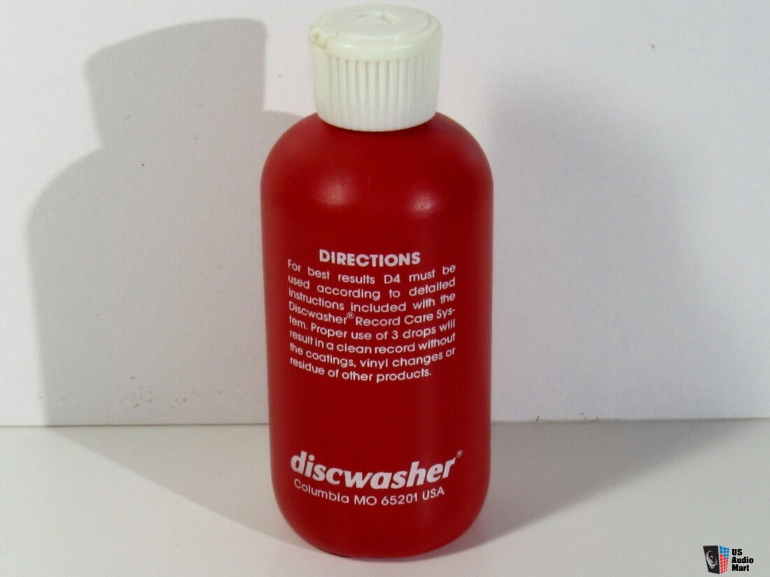 discwasher D4 Record Cleaning Fluid, 6 oz., NOS, Full Photo #2528903 ...