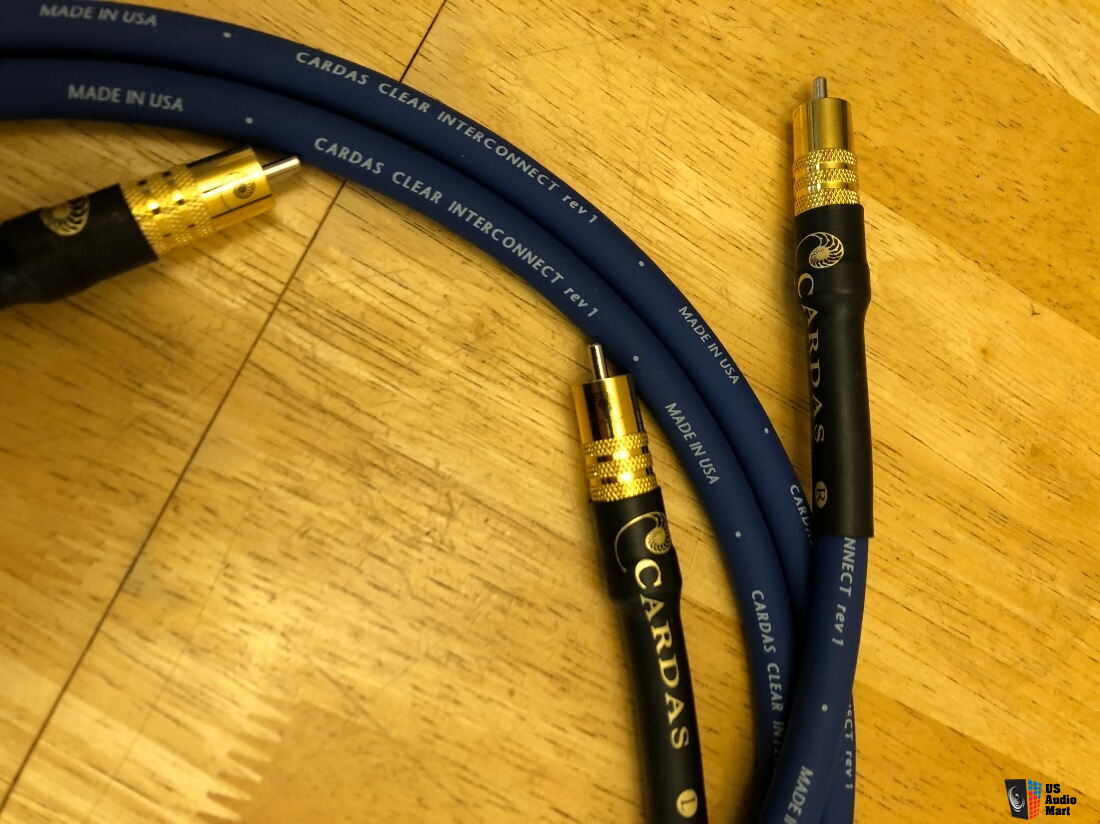 Cardas Clear Rev 1 RCA Interconnect like new Cables 1.5m Length Photo ...