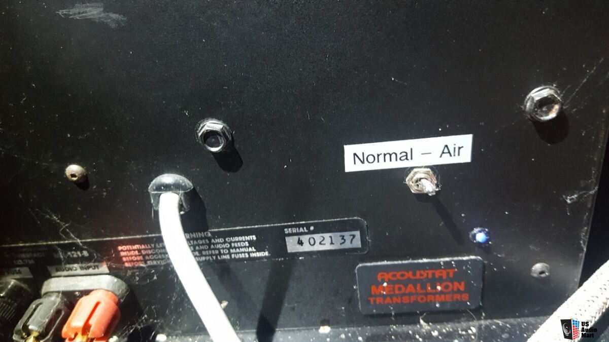 Acoustat 2+2's using MK-121-C interface with "Air Mod" and other ...