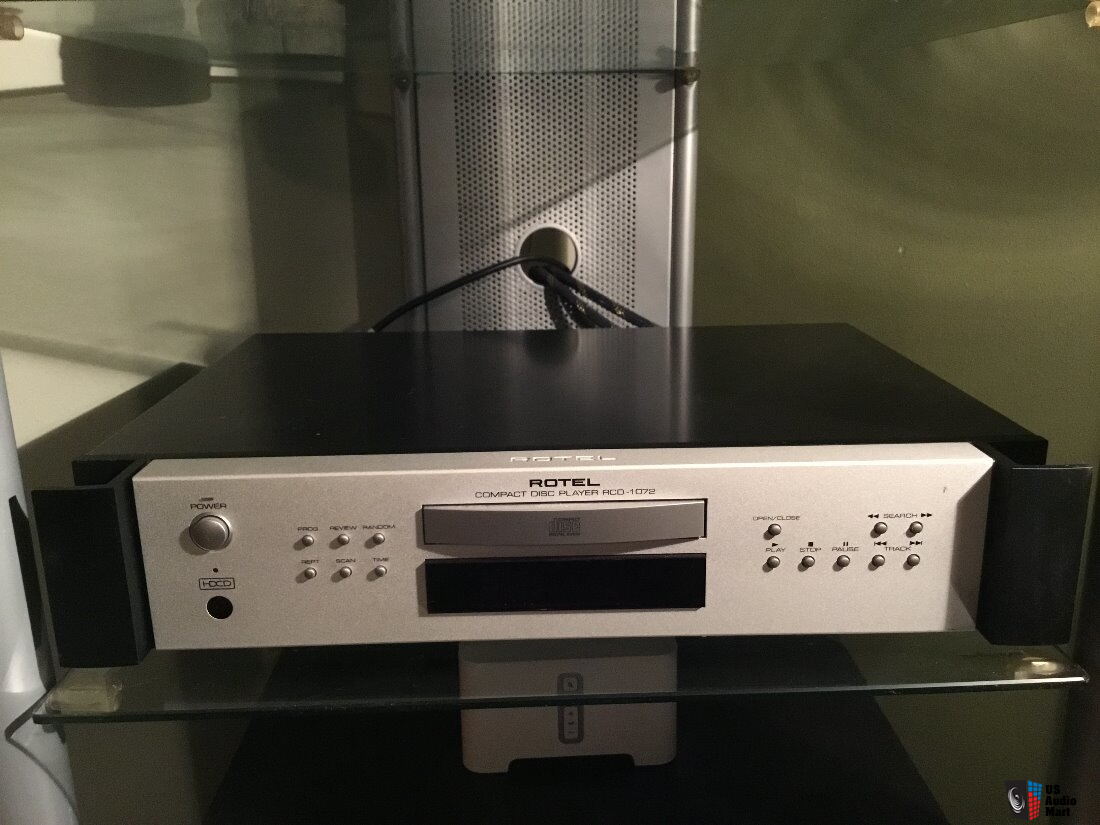 Rotel 1072 CD player, 1090 Preamp, 1080 Power Amp Stereo Set!! Silver ...