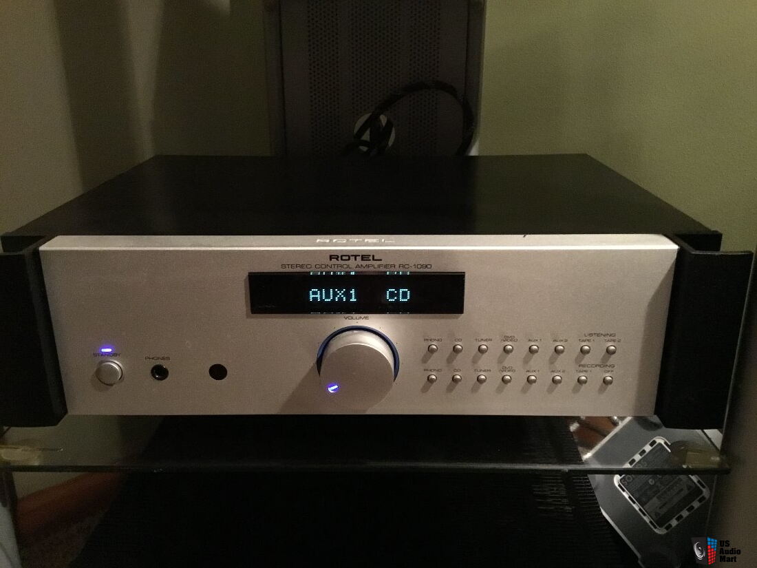 Rotel 1072 CD player, 1090 Preamp, 1080 Power Amp Stereo Set!! Silver ...