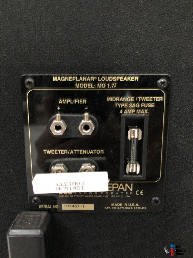 Magnepan MG-1.7i Photo #2536984 - UK Audio Mart