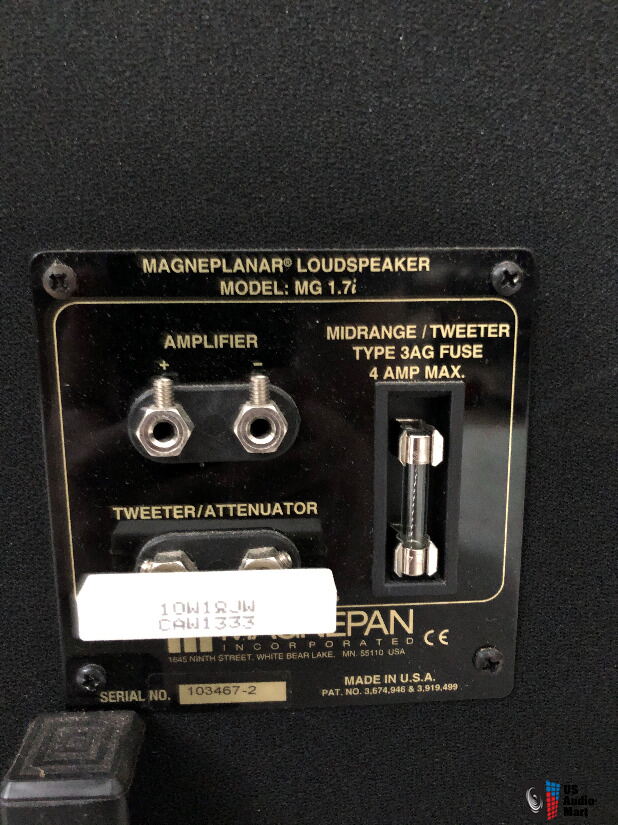 Magnepan MG-1.7i Photo #2536987 - UK Audio Mart
