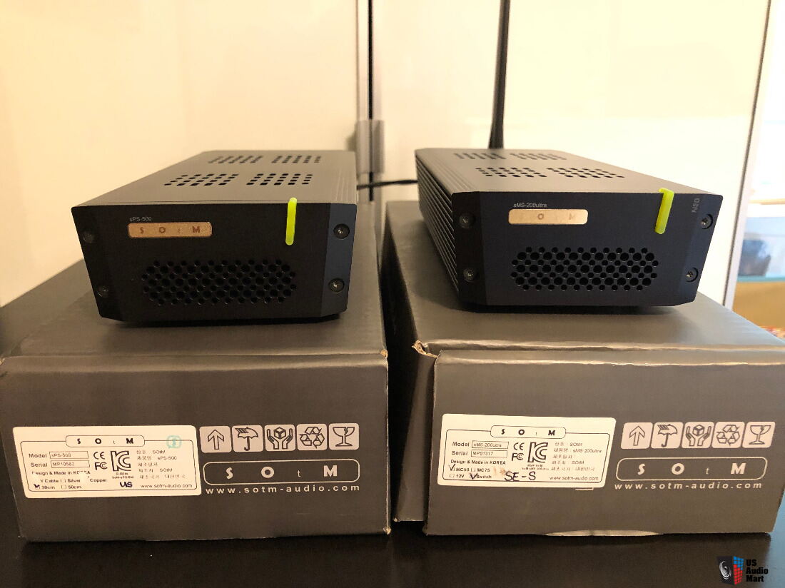SOtM sMS-200 Ultra Neo Special Edition and sPS-500 Power Supply For ...