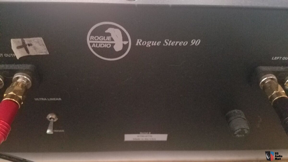 Rogue Audio ST-90 (Stereo 90) Super Magnum with KT90 tubes and also ...