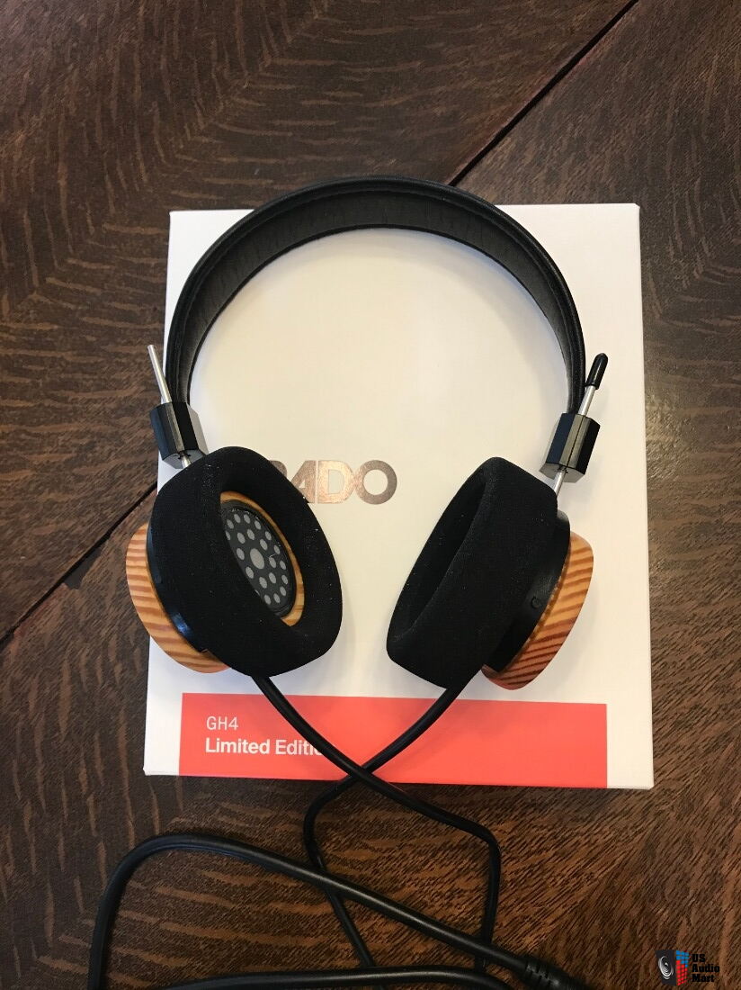 Grado GH4 Limited Edition Headphones, L-CUSH & G-CUSH earpads, Schiit ...
