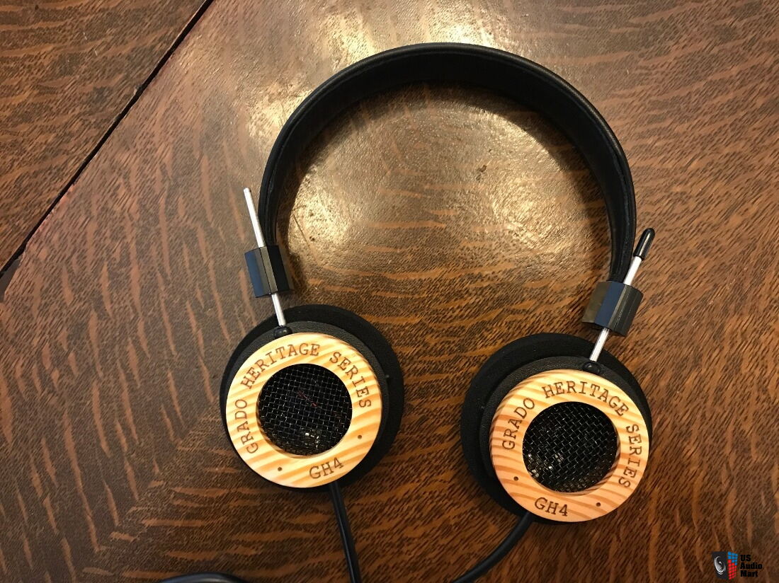 Grado GH4 Limited Edition Headphones, L-CUSH & G-CUSH earpads, Schiit ...