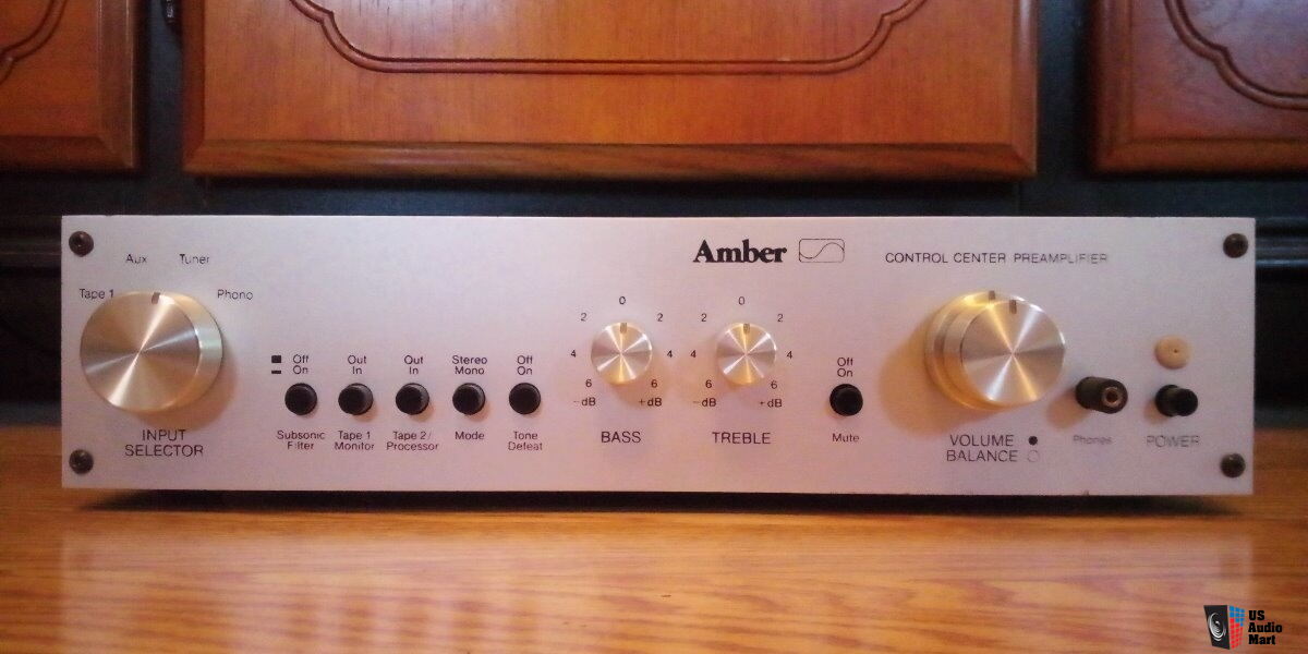Amber Series 70 Amp and Control Center Preamp Set Photo #2545027 - US ...