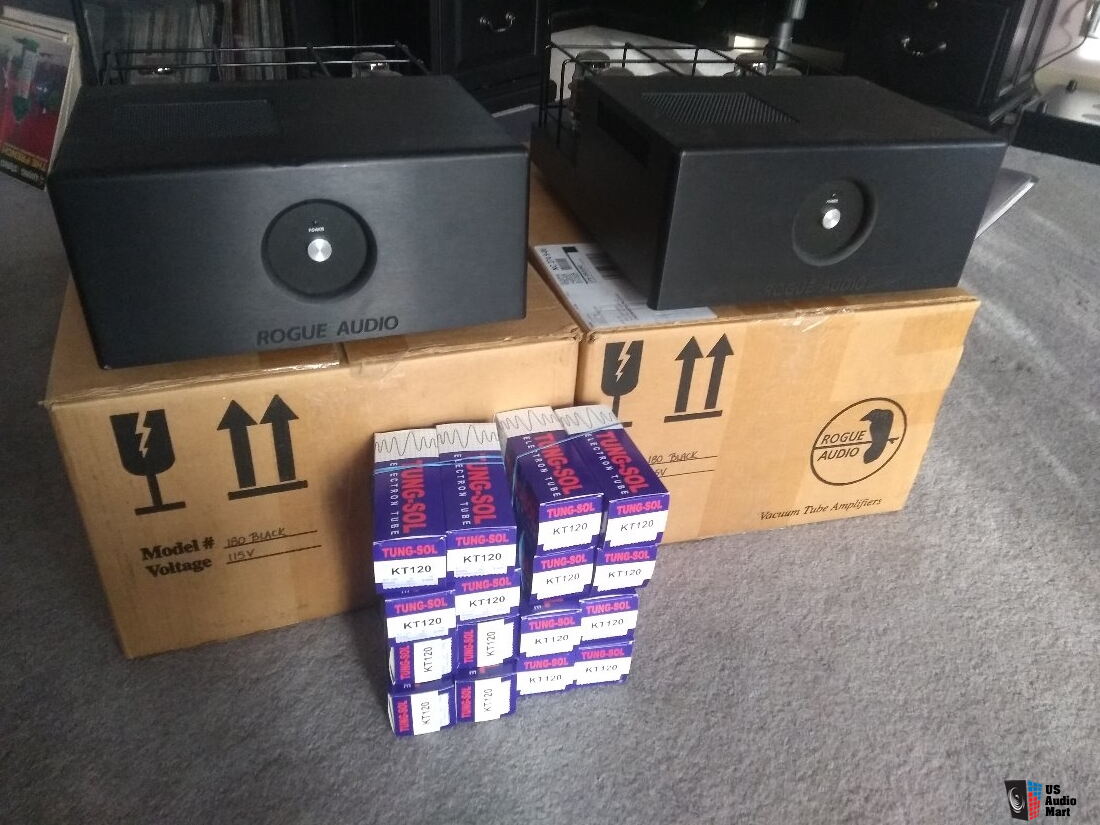 Rogue M180 tube power amps with spare tubes Photo #2546779 - US Audio Mart