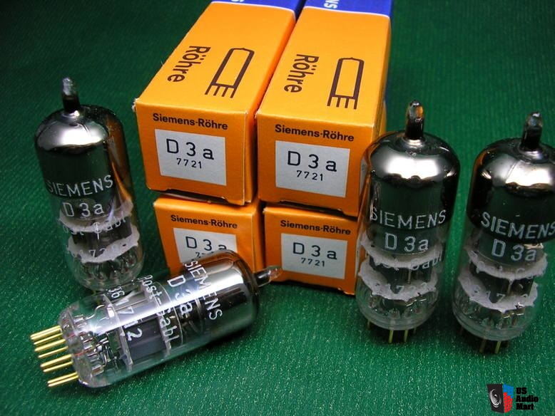 Siemens D3a / 7721, 4 New old stock tubes - North America shipping only ...