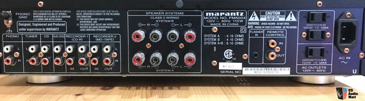 Marantz PM 5004 Integrated Amplifier Photo #2555799 - US Audio Mart