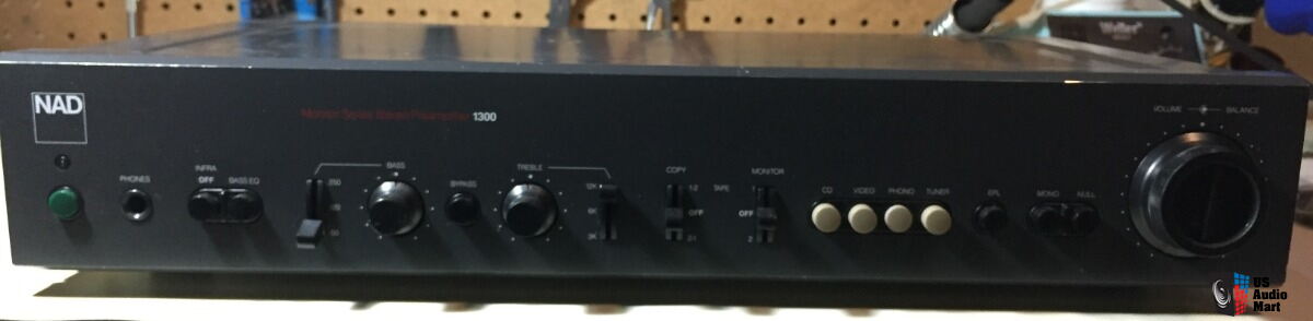 NAD 1300 Preamplifier Monitor Series - recapped and restored! Photo ...