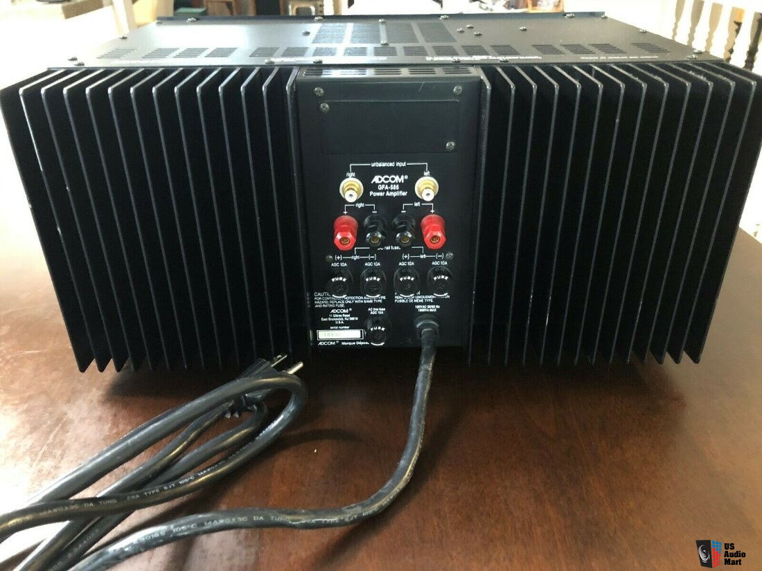 Adcom GFA-585 Limited Edition Amplifier with Fan Option/GFP-555 Preamp ...