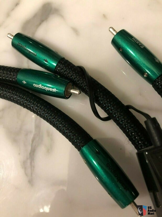AudioQuest Earth 72v DBS (1M) RCA Interconnect Pair Photo #2562523 - US ...