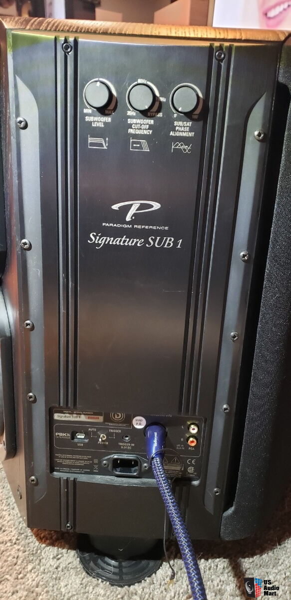 Paradigm Sub 1 black ash Two available Photo #2564772 - US Audio Mart