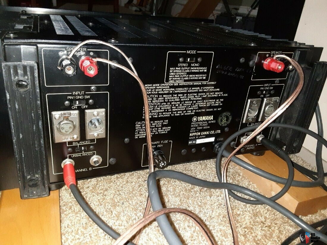 Yamaha PC 2002 Power Amp 240w+240 into 8 ohms Photo #2567608 - US Audio ...