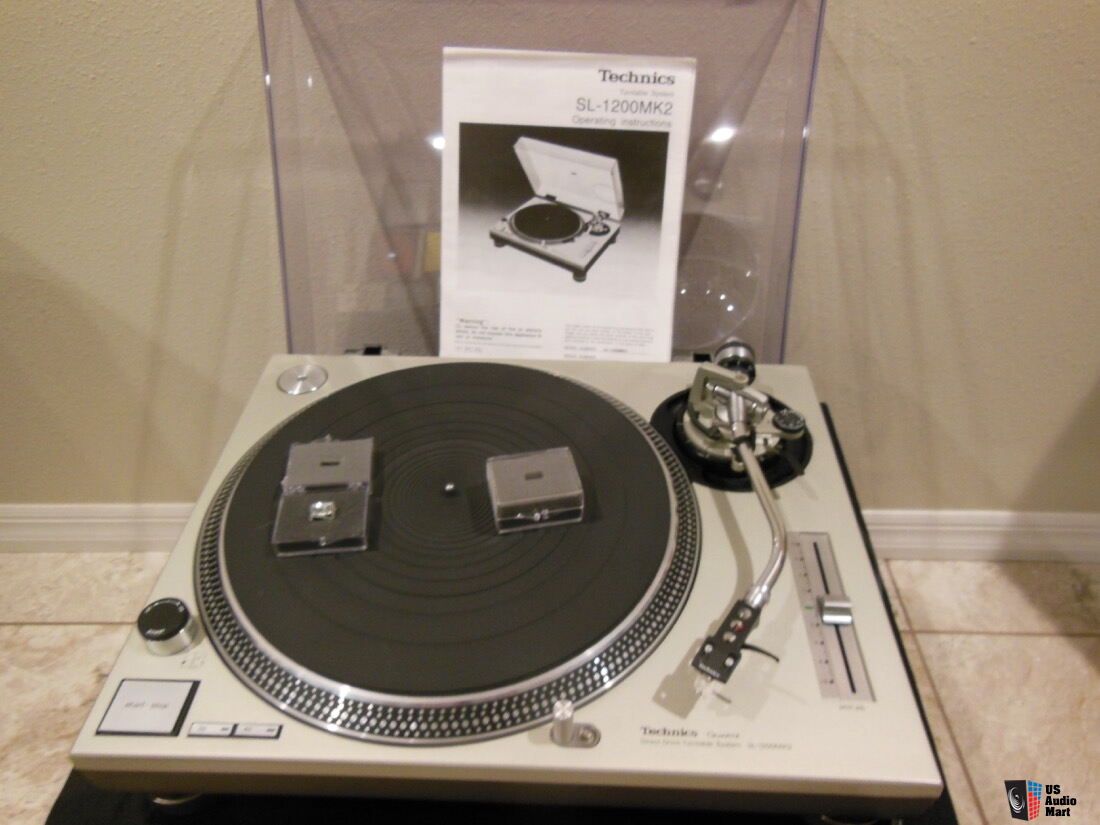 Technics SL 1200 MKII turntable with two new stylus Photo #2569661 - US ...