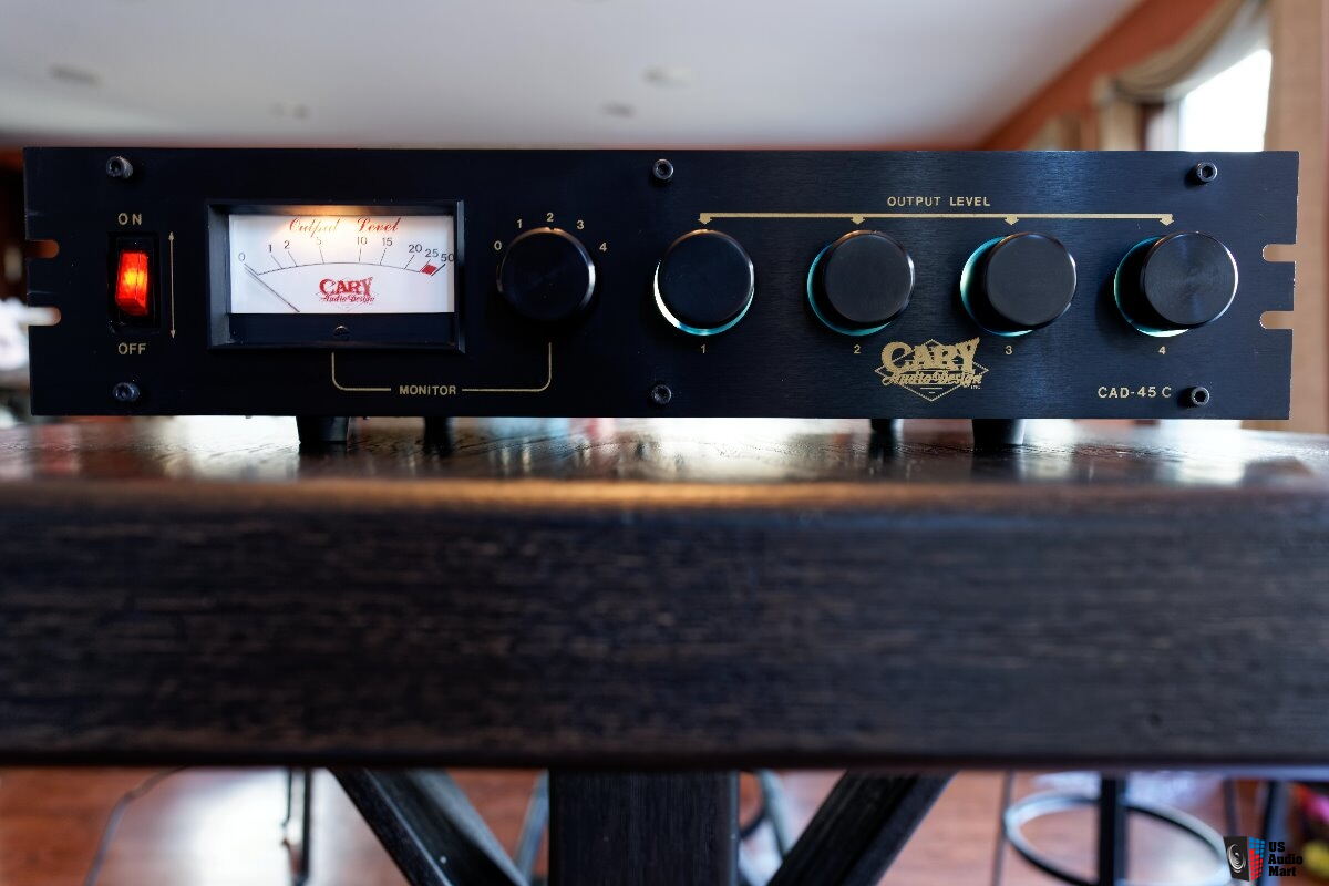 Cary CAD-45 - Four Channel Tube/Solid-State Hybrid Stereo Amplifier For ...