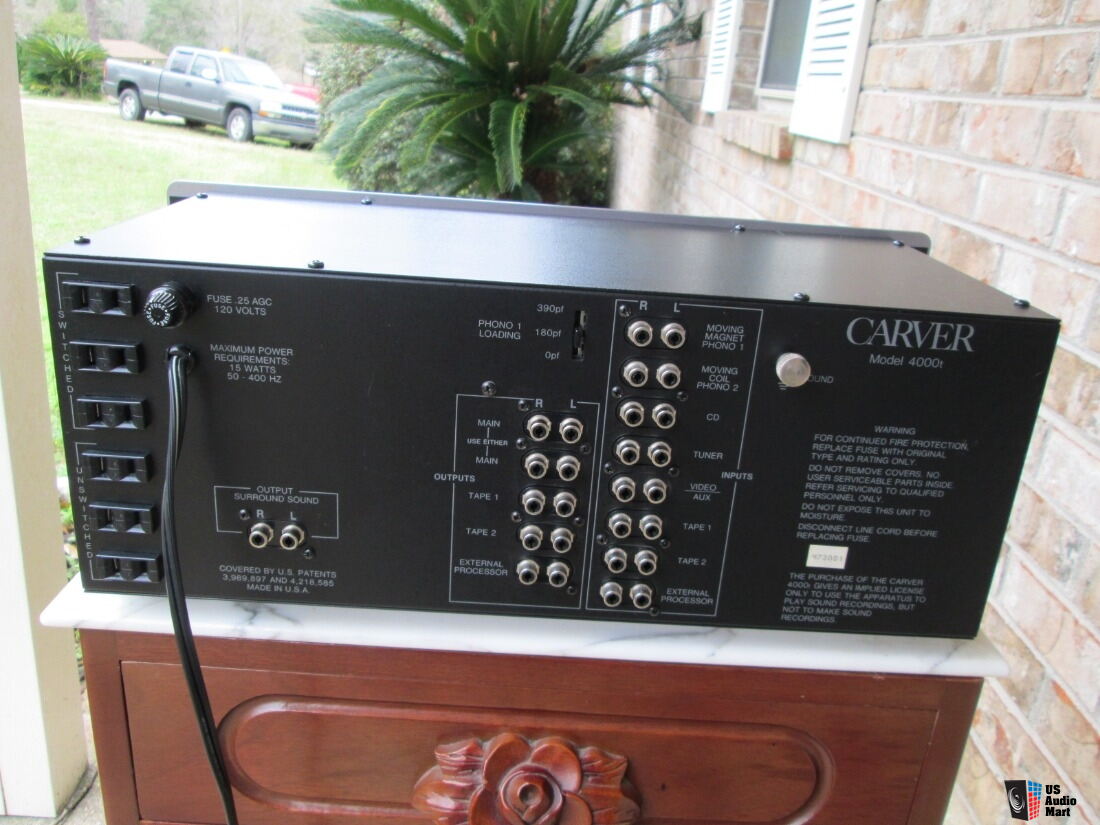 Carver 4000t Preamp Photo #2579522 - US Audio Mart