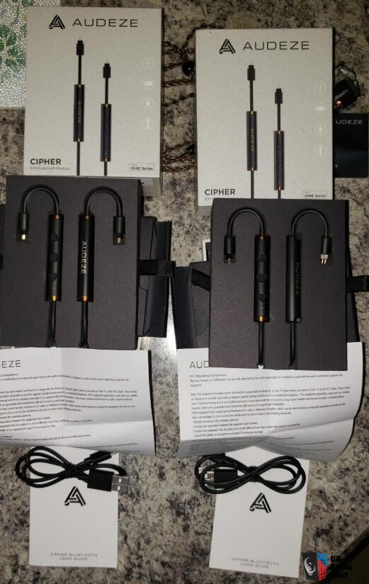 Audeze LCDi4, Audeze braided cable, 1 BALANCED cable, 2 CIPHER ...