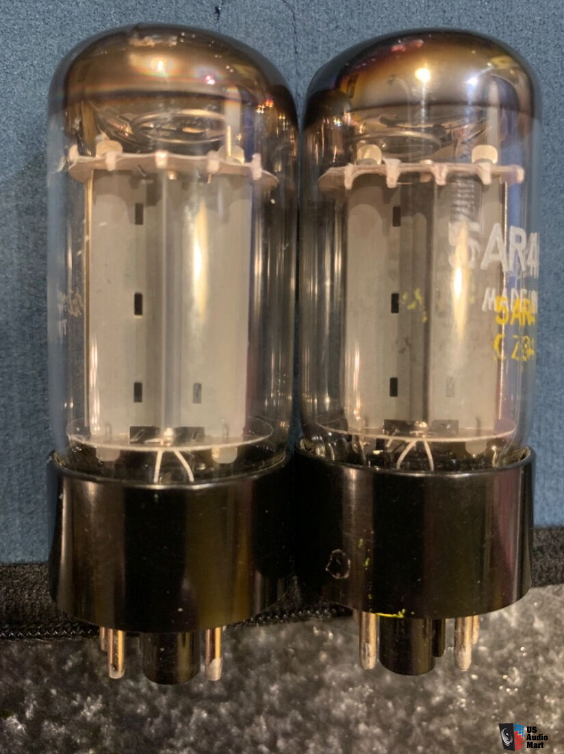 5AR4/GZ34 NOS rectifier tubes, matched pair, made in Matsushita, Japan ...