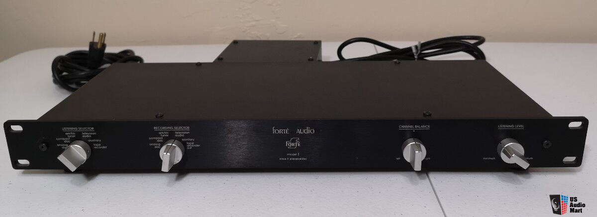 Forte Model 2 Class A preamp. Great Phono section Photo #2602859 - US ...