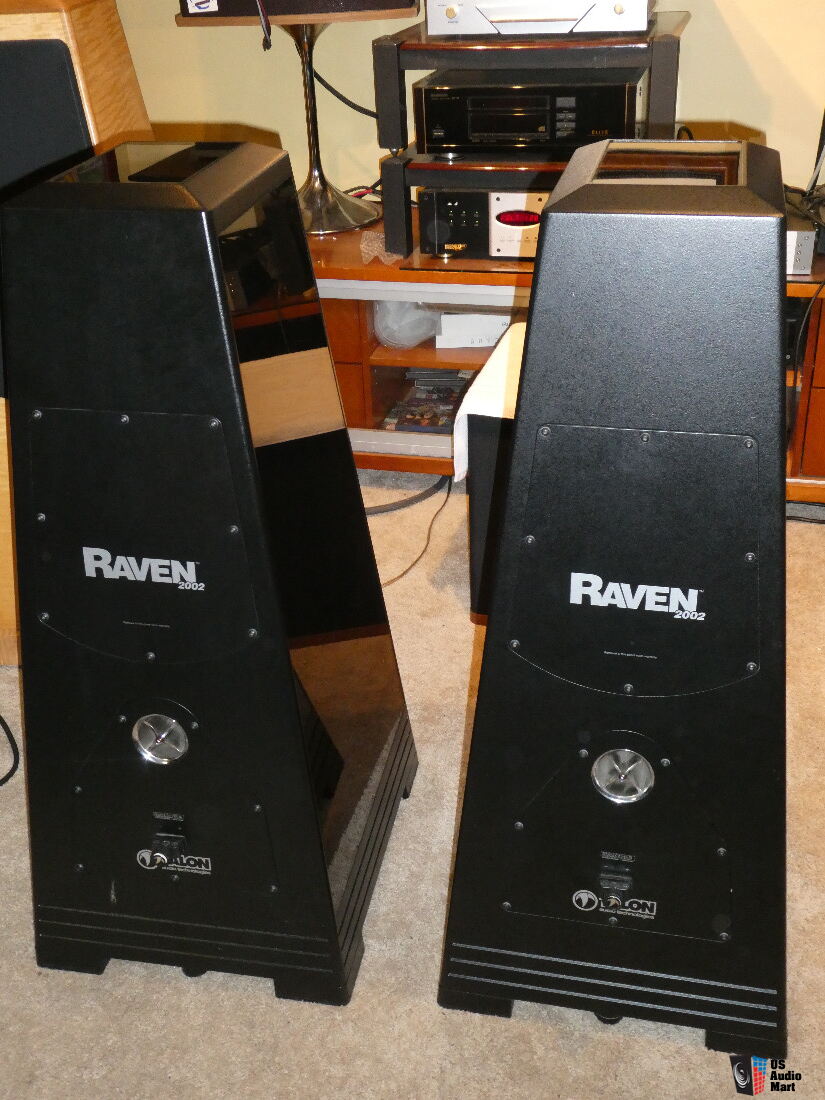 Talon Raven 2002 Speakers - Black Piano Finish - 6/10 condition. Please ...