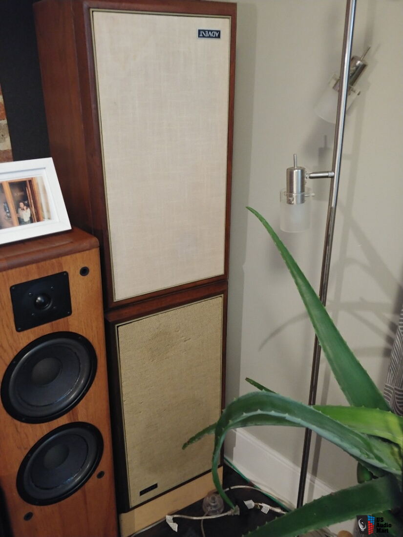 Original Large Advent Loudspeakers - Refoamed w/ Rebuilt Crossovers ...