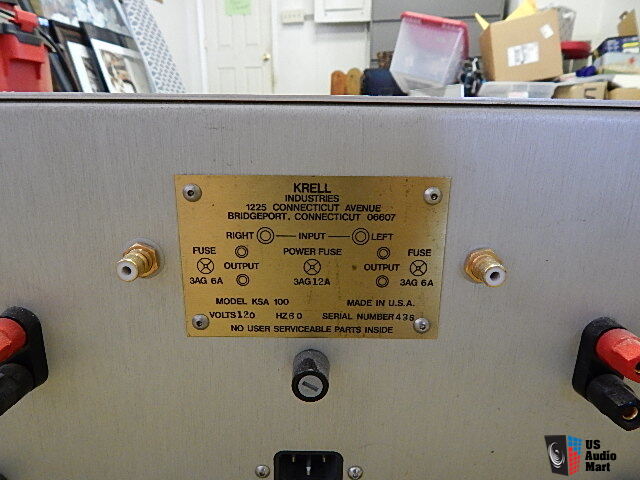 Krell KSA 100 amp and PAM 5 preamp Photo #2607215 - UK Audio Mart