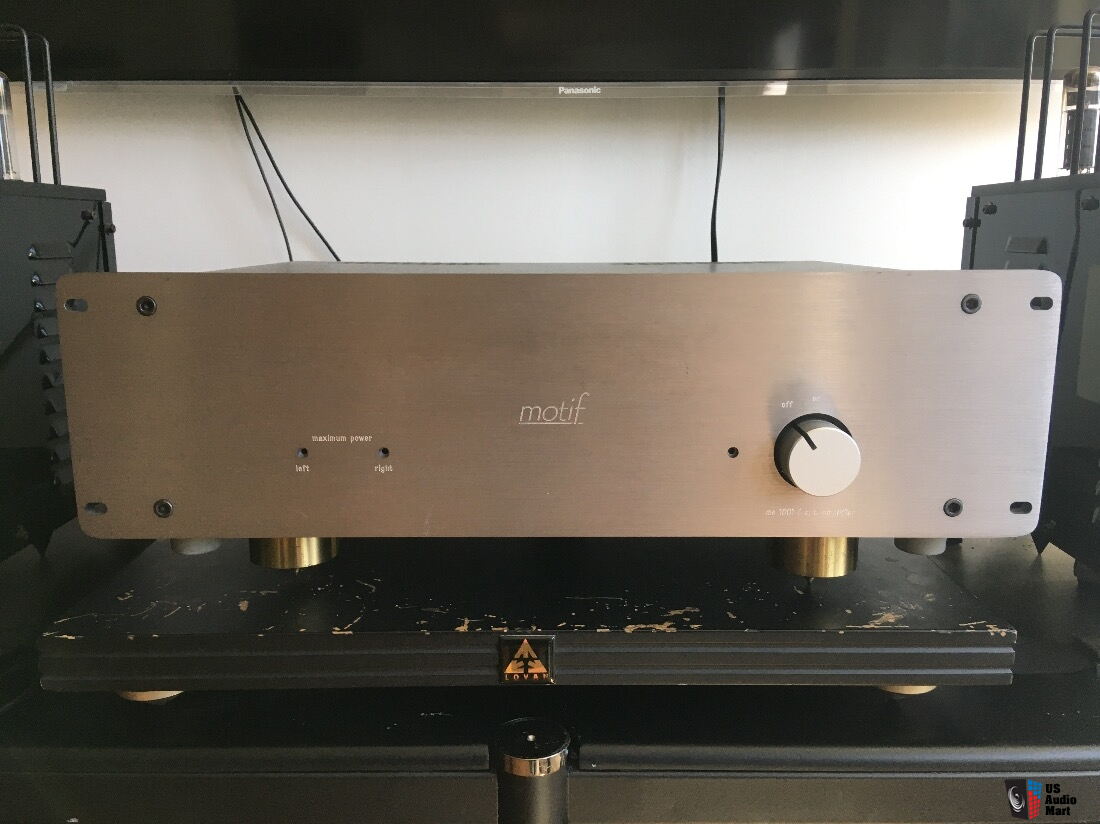 Conrad Johnson Motif MS-1001 Solid State Power Amp Tube like Photo ...