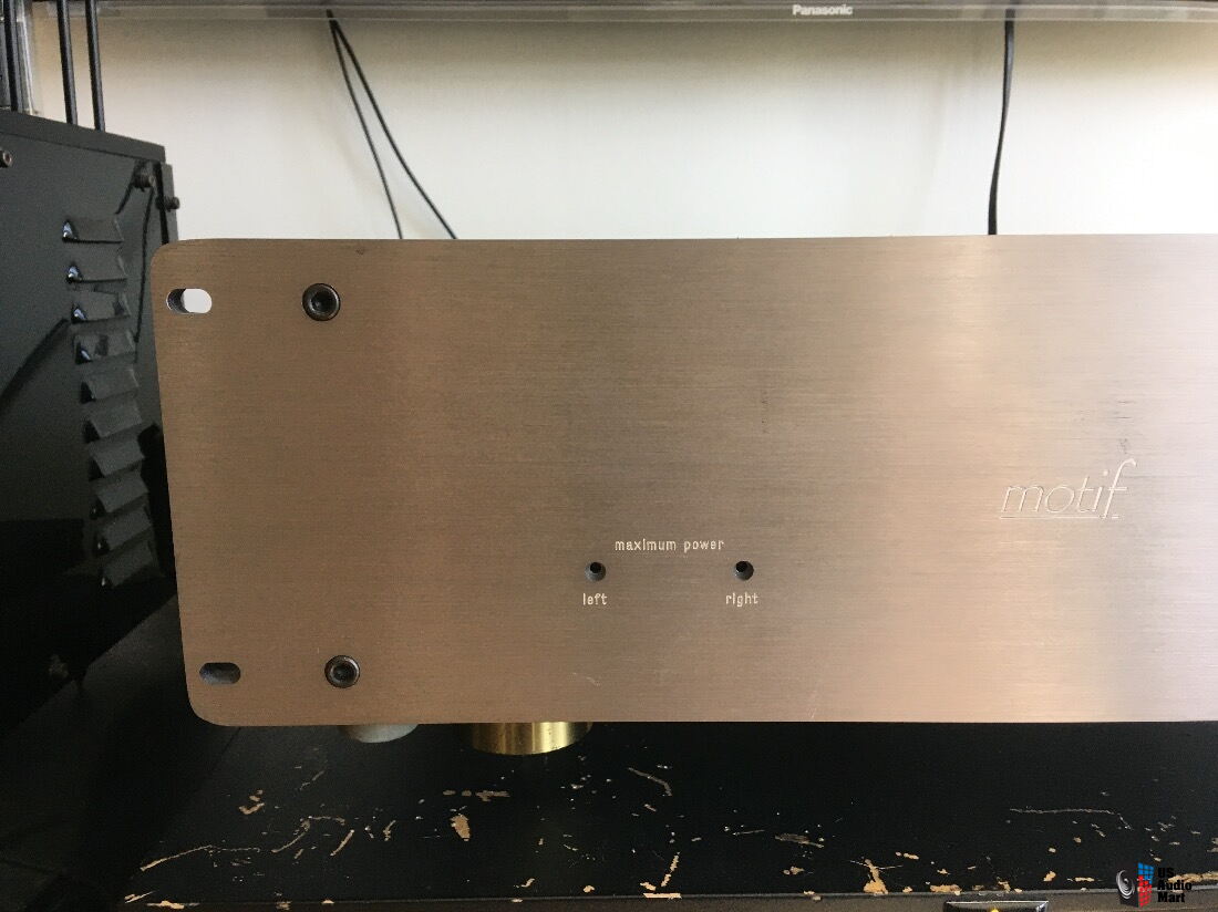 Conrad Johnson Motif MS-1001 Solid State Power Amp Tube like Photo ...