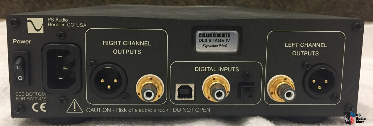 PS Audio DL3 Digital Link DAC Stage IV Cullen Circuits Modification ...
