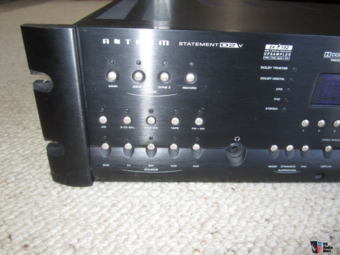 Anthem Statement D2v Pre/Processor Photo #2614939 - US Audio Mart
