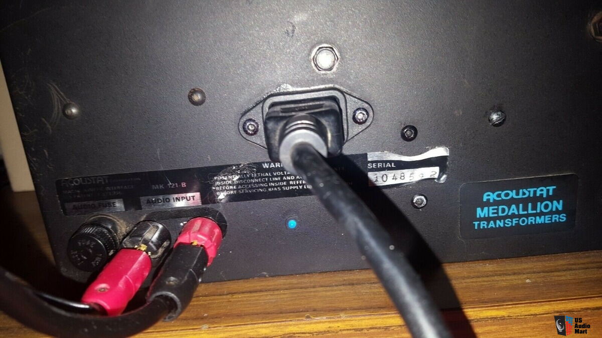 Acoustat 2+2's with upgraded MK-121-Blue Medallion interfaces plus a ...