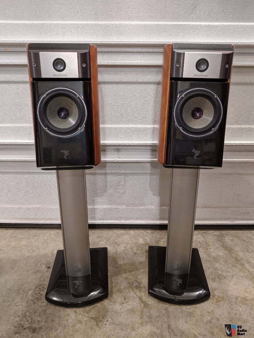 Focal - JMlab Micro Utopia Be Classic Cherry with Matching Stands Photo ...