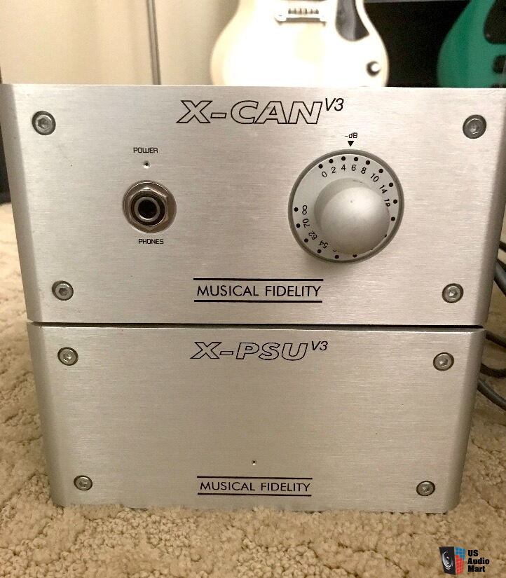 Musical Fidelity X-Can V3 Headphone amp with PSU power supply Photo ...
