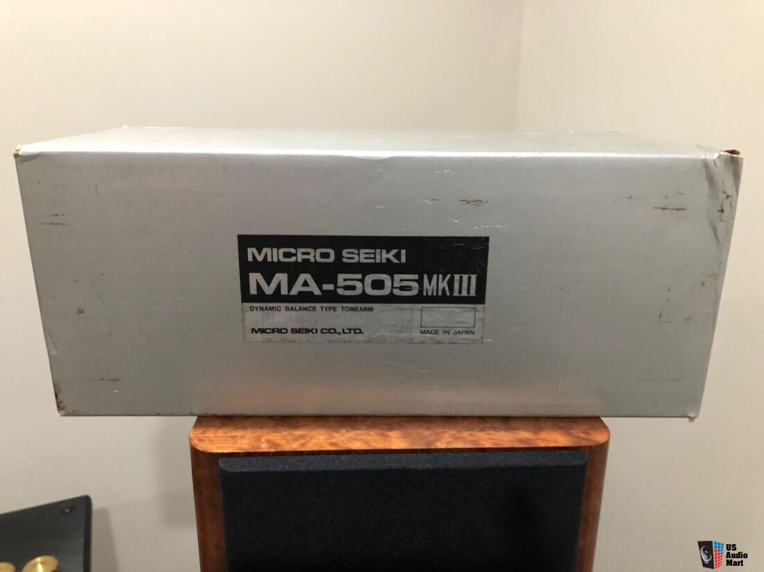 Micro Seiki MA-505 mkiii with S Armwand Photo #2630479 - US Audio Mart
