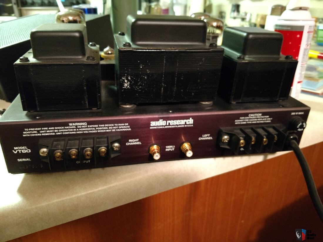 Audio Research VT 60 Tube Amplifier 50 WPC FOR SALE OR BEST OFFER Photo ...