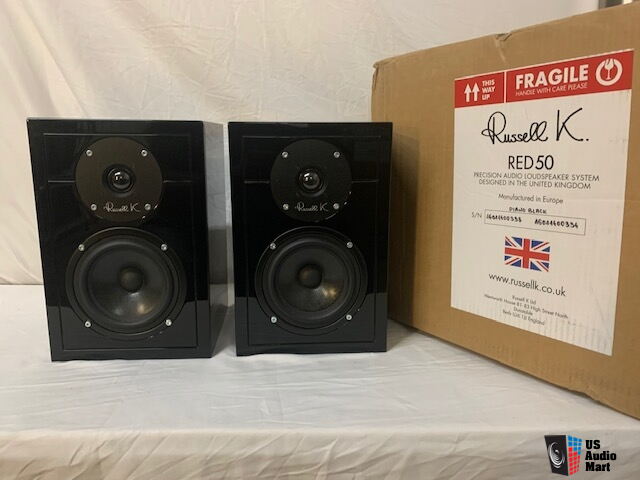 Russell K Red 50 Bookshelf Speakers with optional order Grills Photo ...