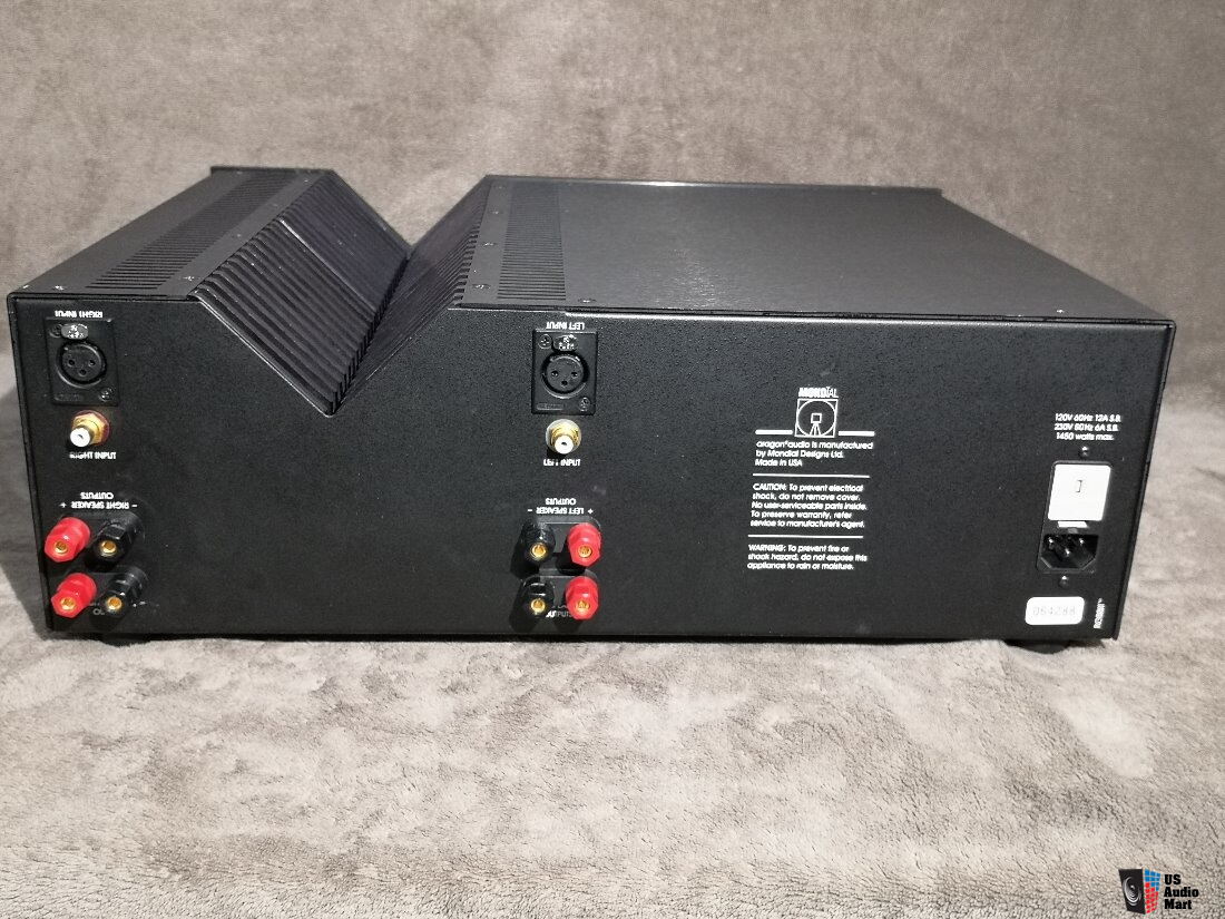 Aragon 8008BB Dual Mono Balanced Power Amplifier -- Great Shape! Photo ...
