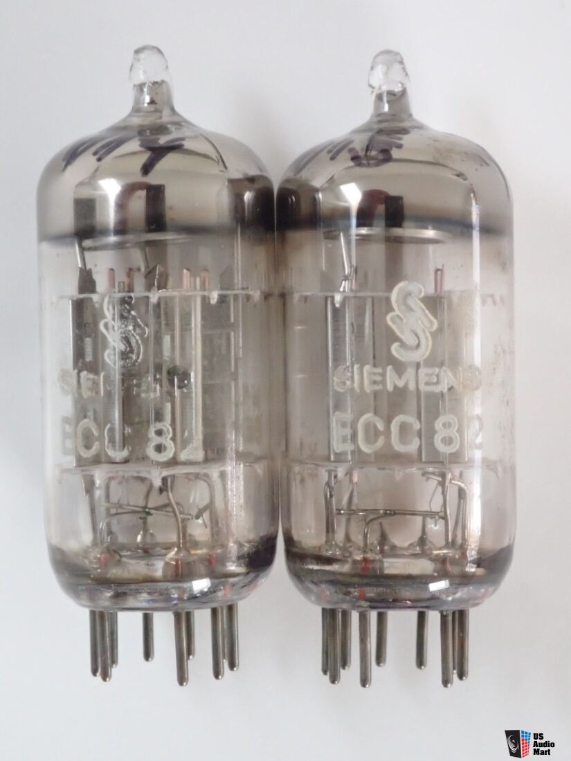 Siemens & Halske ECC82 (12AU7 equivalent) "chrome plate", Pair ...
