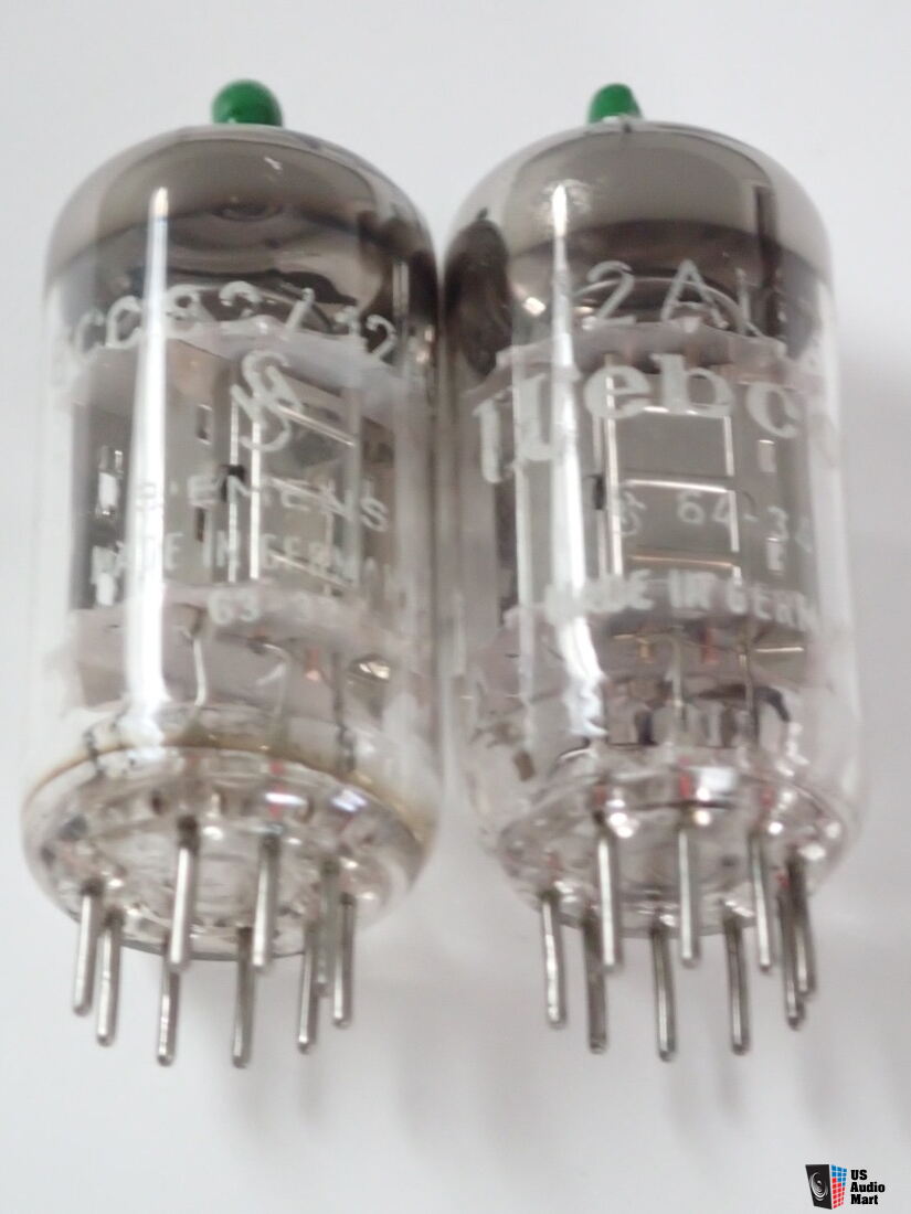 Siemens & Halske ECC82 (12AU7 equivalent) "chrome plate", Pair ...