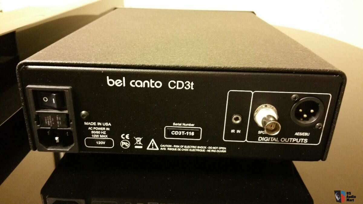 Bel Canto CD3t, excellent CD transport in excellent condition! Photo ...